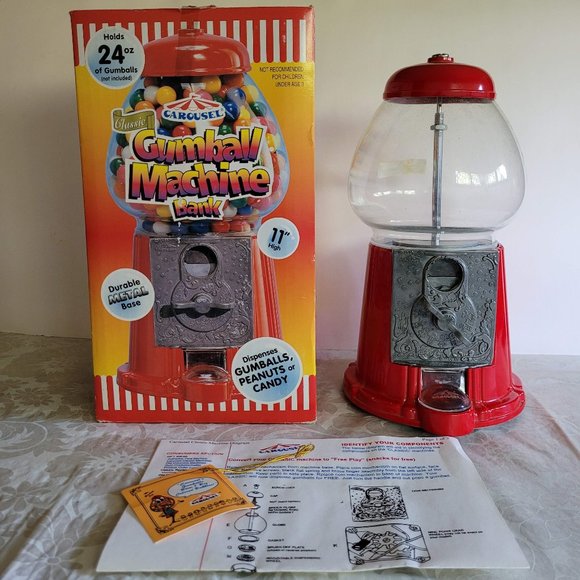 carousel | Other | Vintage Carousel Classic Jr Gumball Machine Bank 1 ...
